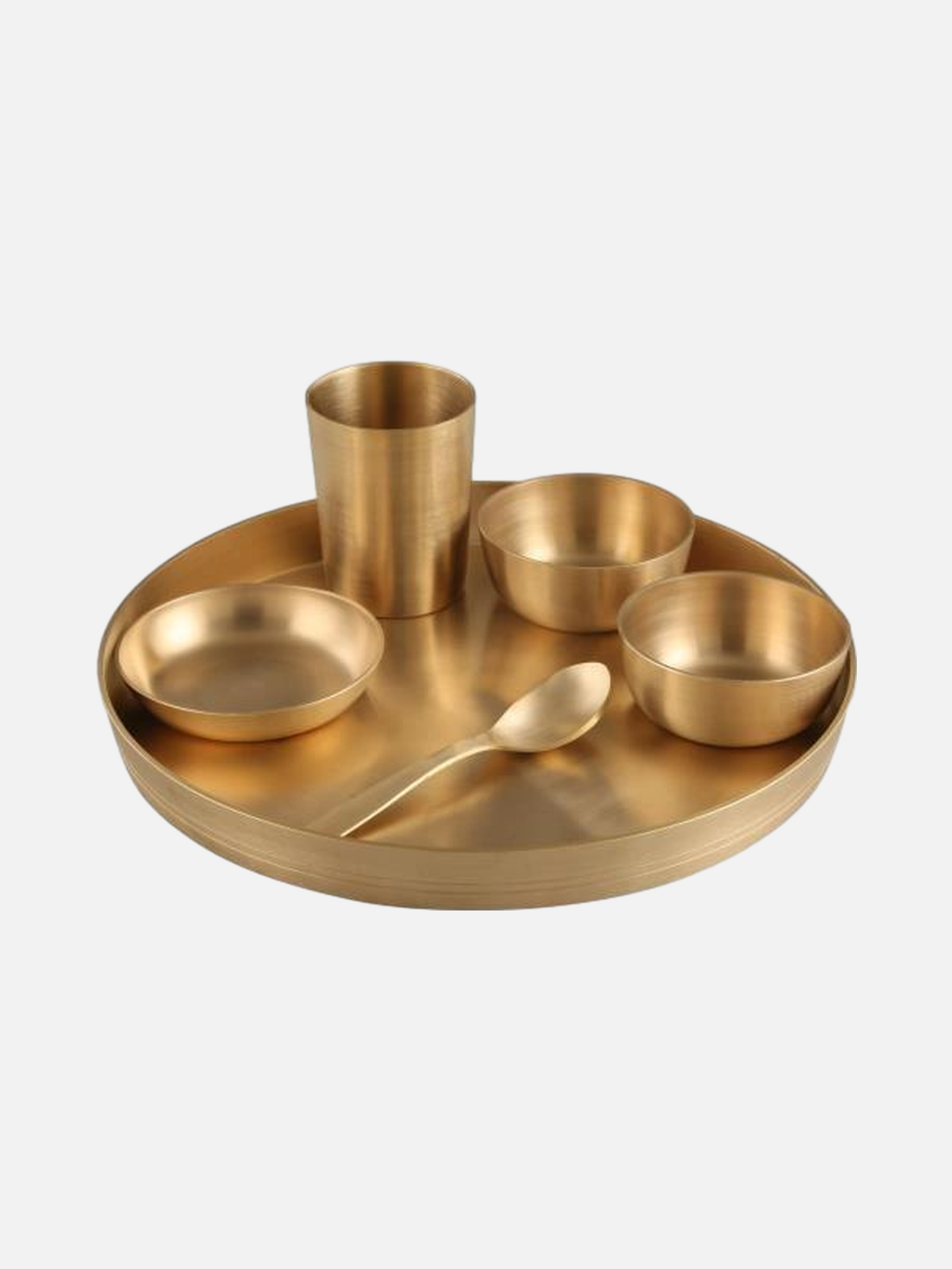 Classic Curved Thali Set (6 Pcs.)